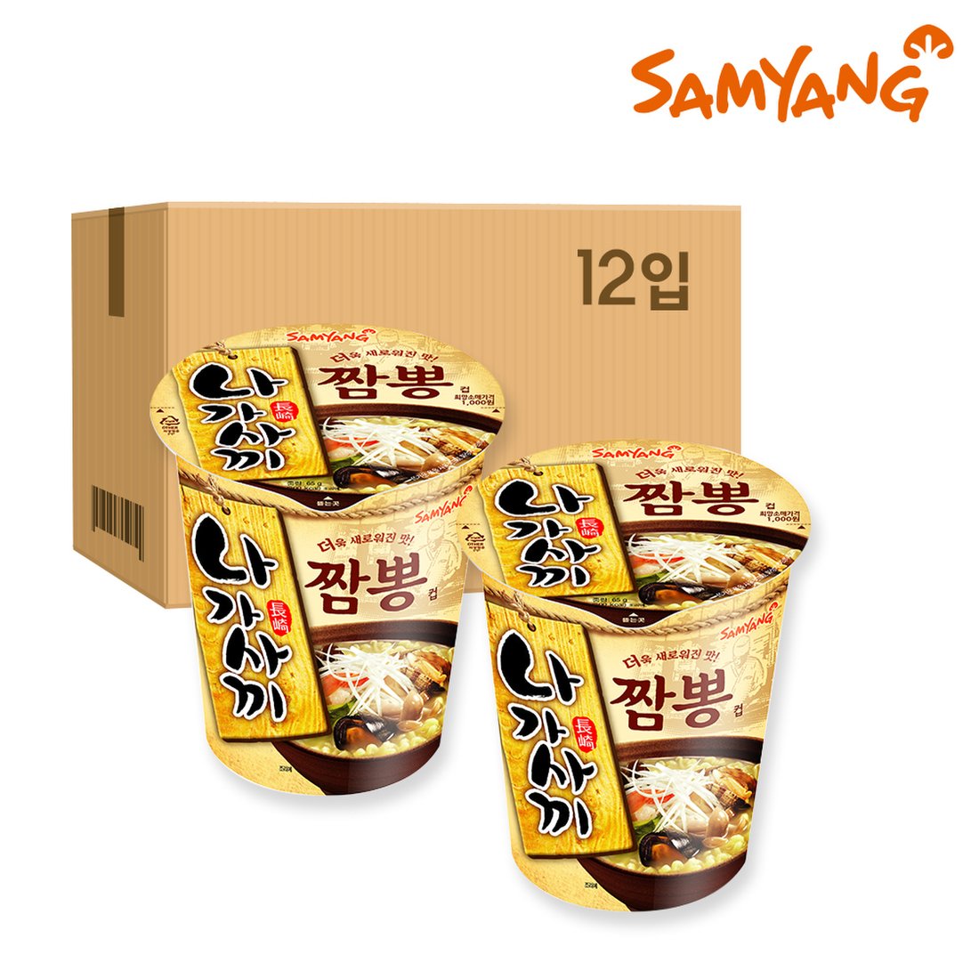 삼양 나가사끼짬뽕 소컵 65g x 12개, 믿고 사는 즐거움 SSG.COM