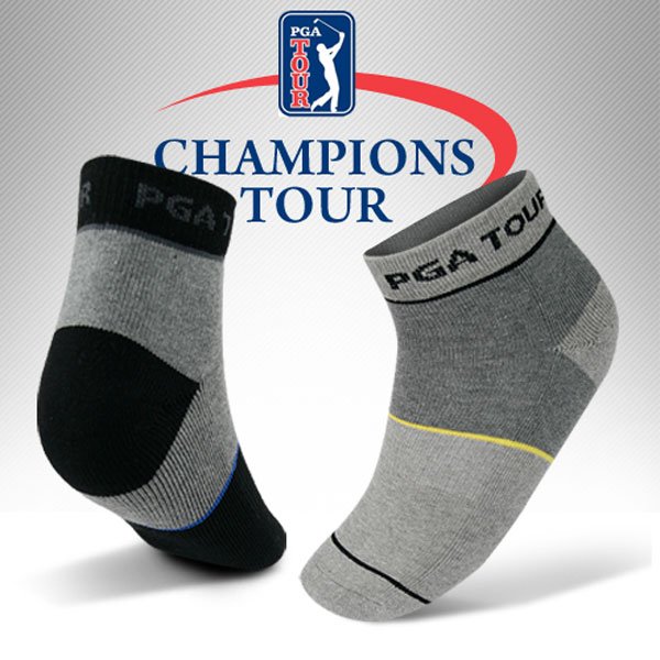 PGA TOUR正品 바닥쿠션 골프양말 선물세트-2족세트 - SSG.COM