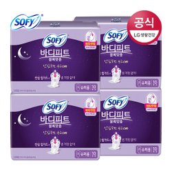 쏘피 바디피트 볼록맞춤 오버나이트 슈퍼롱 10P x 4팩 - SSG.COM