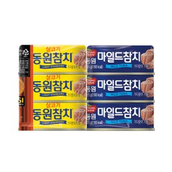 동원 살코기참치 135g*3+마일드참치 135g*3 - SSG.COM