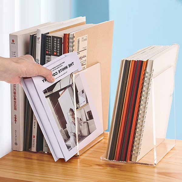 투명 아크릴 북엔드 책꽂이 1p - SSG.COM