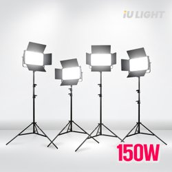 iULIGHT iU-150B 150W LED 스튜디오 사진 방송 촬영 조명 포스탠드 세트 - SSG.COM