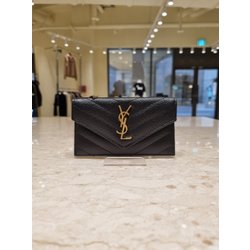 [부산점] [생로랑] 여성 모노그램 플랩 카드 케이스 612808-BOW01-1000 - SSG.COM