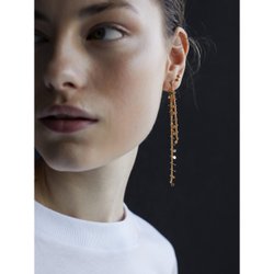 Gold plated long earrings 04605749303 - SSG.COM