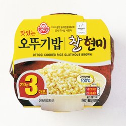 맛있는 오뚜기밥 찰현미630g (210g*3개), 믿고 사는 즐거움 SSG.COM