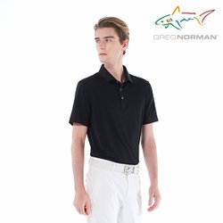 [그렉노먼] 남성 시어서커 카라넥 반팔티셔츠 (블랙)_HMG20-TS201 - SSG.COM