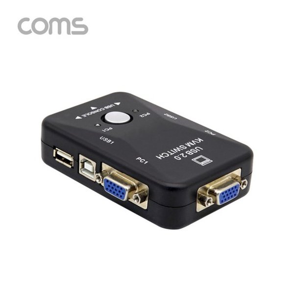 1300K 2포트 USB KVM 스위치 2 1 PC 2대 연결 주변장치 연결 가능 - SSG.COM