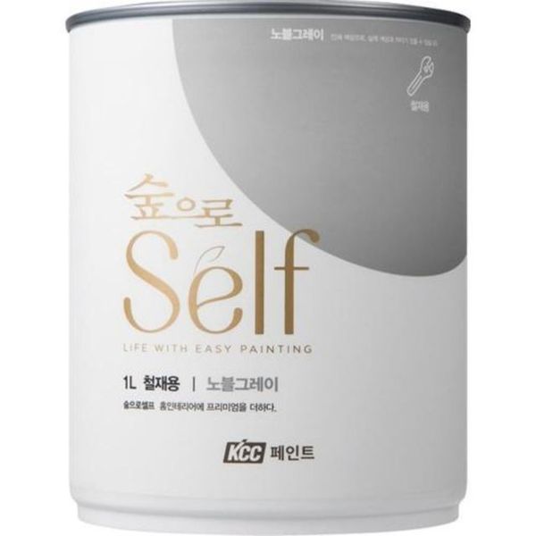 숲으로 철재용 유광 페인트 노블그레이 1L - SSG.COM