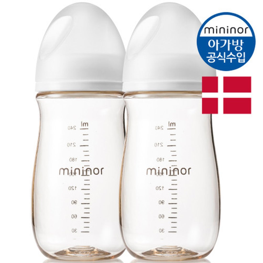 미니노어 PPSU 노꼭지젖병 240ml 트윈팩, 믿고 사는 즐거움 SSG.COM