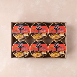 농심 신라면블랙사발면 606g(101g*6입) - SSG.COM