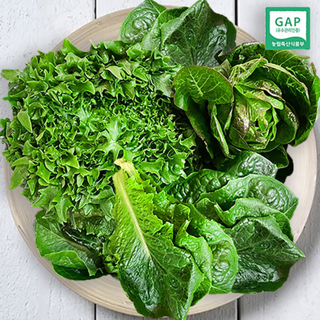 우수농산물GAP인증 유럽샐러드 모듬쌈 채소(3-4종) 500g, 믿고 사는 즐거움 SSG.COM