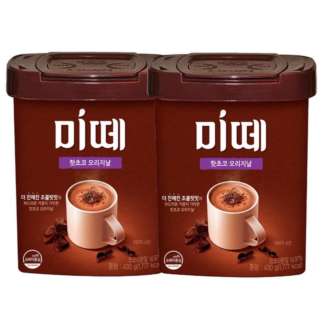 동서 미떼 핫초코 오리지날 지관 430g X 2개, 믿고 사는 즐거움 SSG.COM