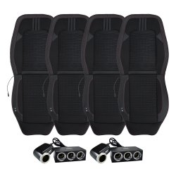 자동차 여름 바람 방석 쿨링 통풍 안마 시트 4P+4구소켓 2P [무료배송] - SSG.COM