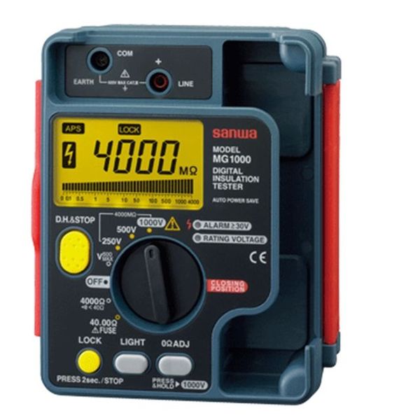 털 절연저항계 MG-1000 250V~1000V 4000메가옴 - SSG.COM