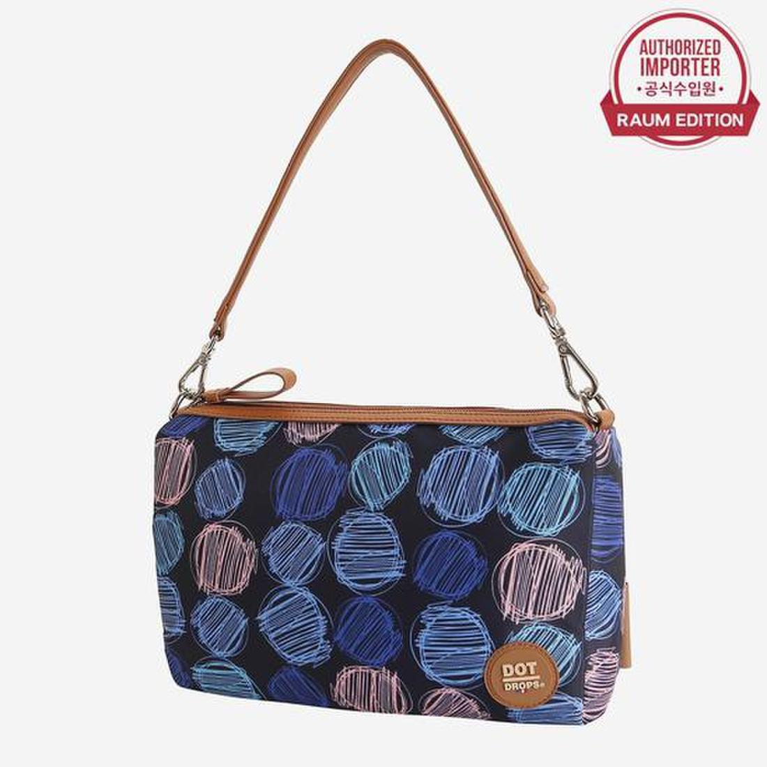 [DOTDROPS] 닷드랍스 [DOT-DROPS] 라이트네이비 폴리에스터 스퀘어 도트패턴 토트 숄더 크로스백 LPBA7F631N1, 믿고 사는 즐거움 SSG.COM