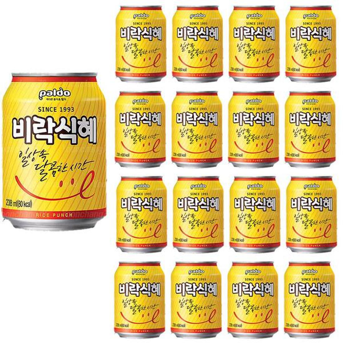 팔도 비락 식혜 238ml 24캔 1박스 뚱캔, 믿고 사는 즐거움 SSG.COM