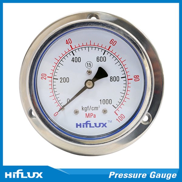 하이플럭스 압력게이지 Pressure Gauge - 100mm 판넬취부형 HI100J3d-1000 - SSG.COM