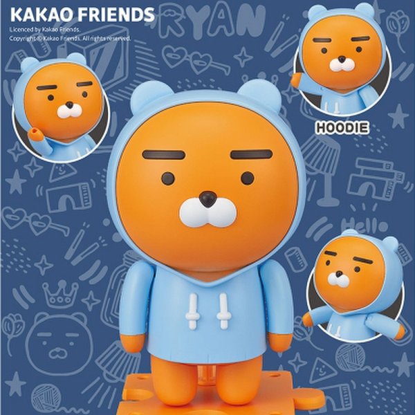 카카오프렌즈 라이언 피규어(3종/조립 프라모델) - SSG.COM