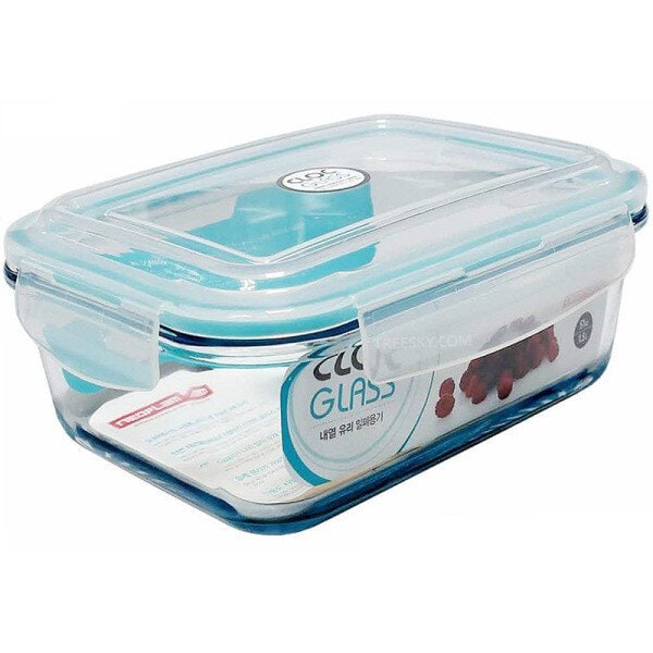 네오플램 클락글라스 내열유리 직사각 밀폐용기-1개/370ml/화이트 (11200540) - SSG.COM