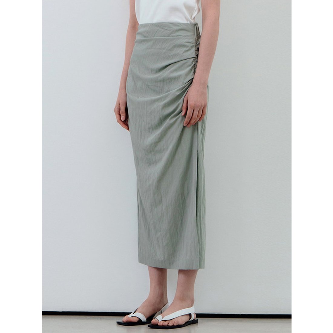 Side Slit Shirring Skirt_3color, 믿고 사는 즐거움 SSG.COM