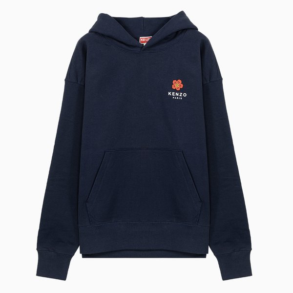 (당일) 22FW 겐조 BOKE 플라워 프린트 네이비 기모 후드티 FC65SW4604ME 77 - SSG.COM