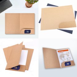 크라프트지 종이 파일 A4 A4지 크라프트 화일 포켓 홀더 바인더 문서 시험지 케이스 파일철 - SSG.COM