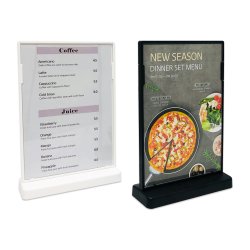 A5 T형 아크릴 메뉴꽂이 쇼케이스 스탠드 메뉴판 - SSG.COM