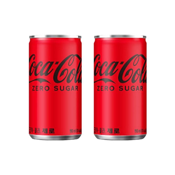 코카콜라 제로 190ml X 12캔/30캔/60캔/90캔 수량선택 - SSG.COM