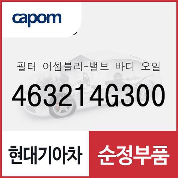 필터-밸브 바디 오일 (463214G300) 쏘나타 DN8, K5, 올뉴 K7, 그랜저IG, 팰리세이드, 더 뉴 팰리세이드 ...