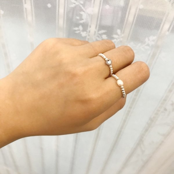 실버볼 은볼 반지 6type [Dahlia 925 Silver 진주 비즈반지 링] - SSG.COM