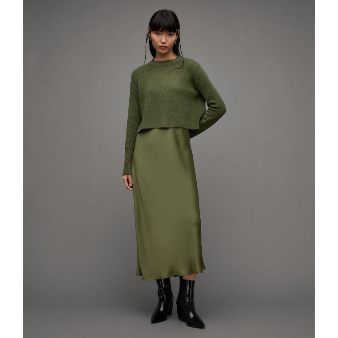 올세인츠 티어니 크루넥 원피스 WD345Z-3836, 신세계백화점