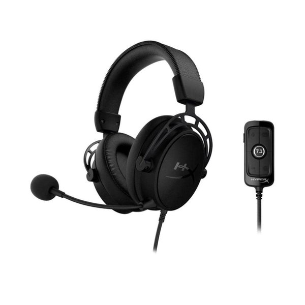 HyperX Cloud Alpha S 7.1 HX-HSCAS-BKWW ( 4P5L2AA ) 게이밍 헤드셋 서라운드 사운드 베이스 ...