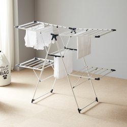 튼튼한 대형 4단 이불 접이식 건조대 빨래건조대 (화이트) - SSG.COM