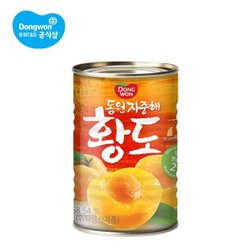 동원 지중해 복숭아 통조림 410g 6캔 - SSG.COM
