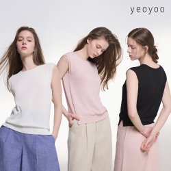 (m)여유 니트 슬리브리스 3종 (24SS) - SSG.COM