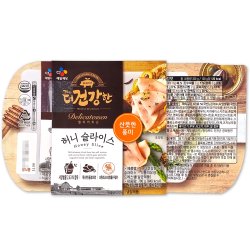 코스트코 CJ 더 건강한 허니 슬라이스 햄 700g(350g x 2팩) 생햄 샌드위치 아이스박스 발송 - SSG.COM