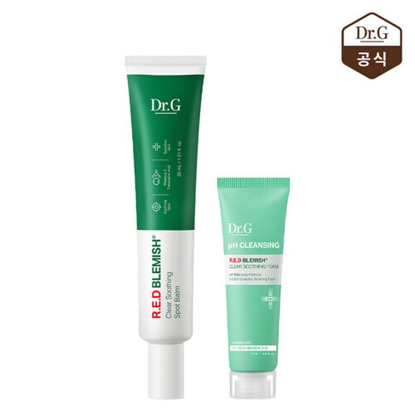 [닥터지] 레드 블레미쉬 클리어 수딩 스팟 밤 30mL (+레드 수딩 폼 10mL 증정) - SSG.COM