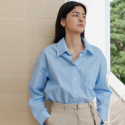 CHARM STRIPE SHIRT_BLUE - SSG.COM