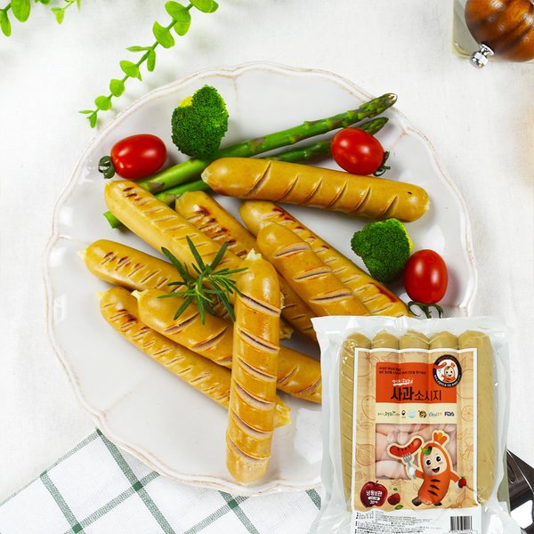 선앤두 사과소시지 후랑크 300g(60g x 5개) - SSG.COM