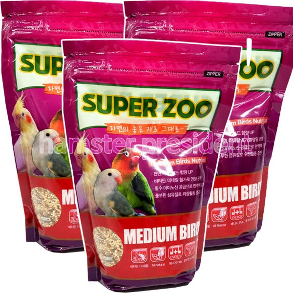 슈퍼주 중형새모이 600g X 3-에이펫 - SSG.COM