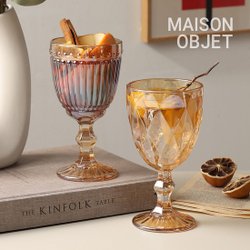 몬즈 빈티지 엔틱 고블렛 유리잔 300ml 2P - SSG.COM