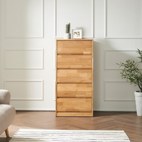 첸츠 엘다 원목 5단 서랍장 600 - SSG.COM