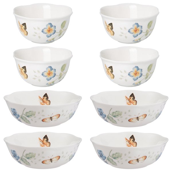 레녹스 버터플라이 메도우 한식기 4인 세트 8P - SSG.COM