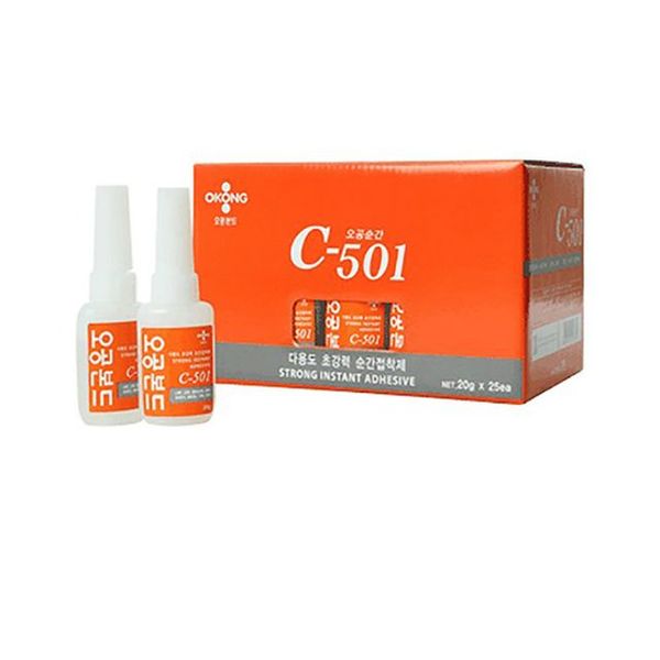 오공 다용도 순간접착 C-501 20g1박스25개 - SSG.COM