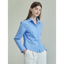 Standard Stretch Shirts Blouse_Blue - SSG.COM