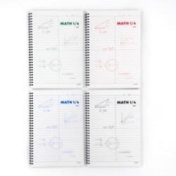 [꿈드림22] 위드나 PP커버 4분할 수학노트 B5 16절 8mm 50매 80-0079 4color 3.0 - SSG.COM