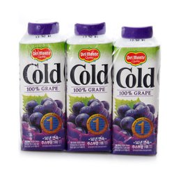[델몬트] 콜드 포도 주스 (235ml*3팩) - SSG.COM
