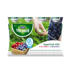 [다논] 액티비아 크랜베리&블루베리 멀티팩 1,040ml (130ml*8입) - SSG.COM