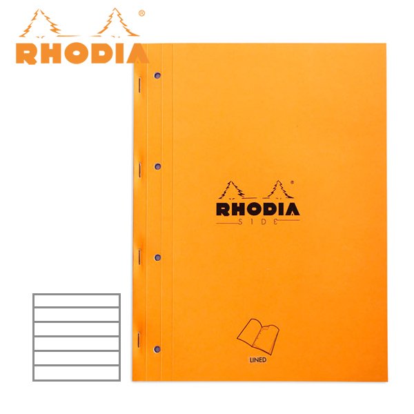 로디아 오렌지 메모패드/사이드북(줄지/A4) - SSG.COM