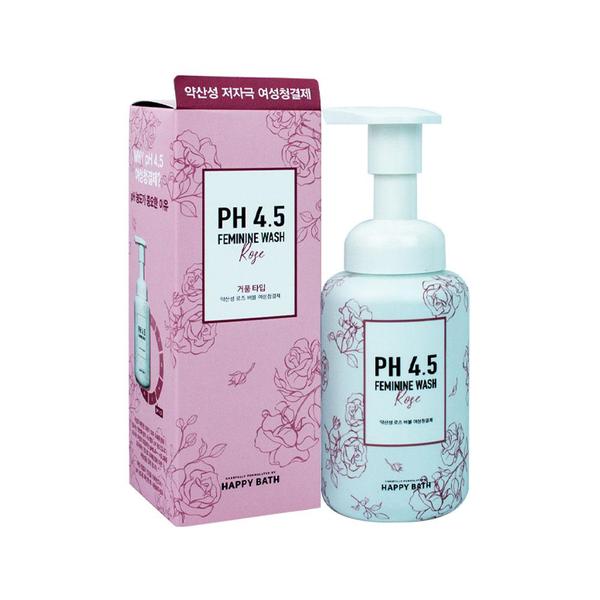 해피바스 약산성 로즈 거품 여성청결제 250g PH4.5 250g- - SSG.COM